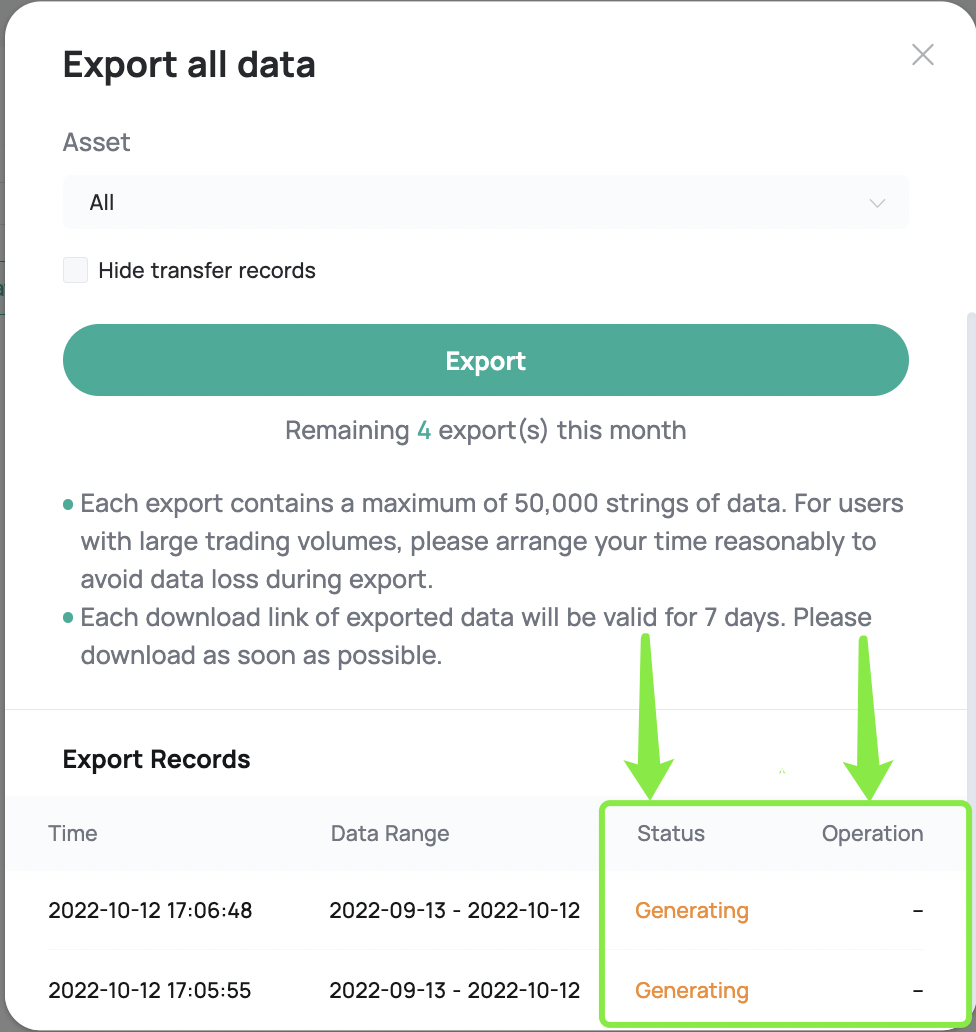 How to Export Tax Data – CoinEx Help Center