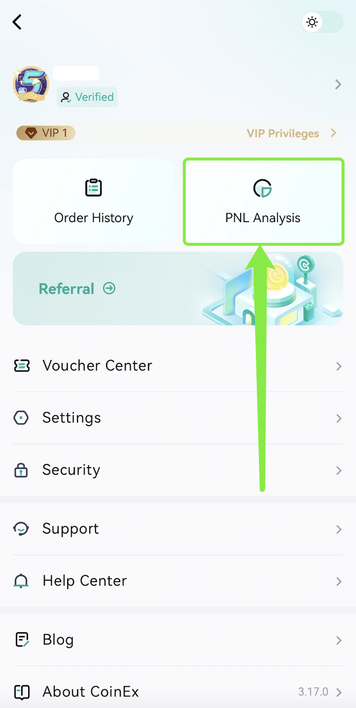 How to Activate Spot PNL Analysis – CoinEx Help Center