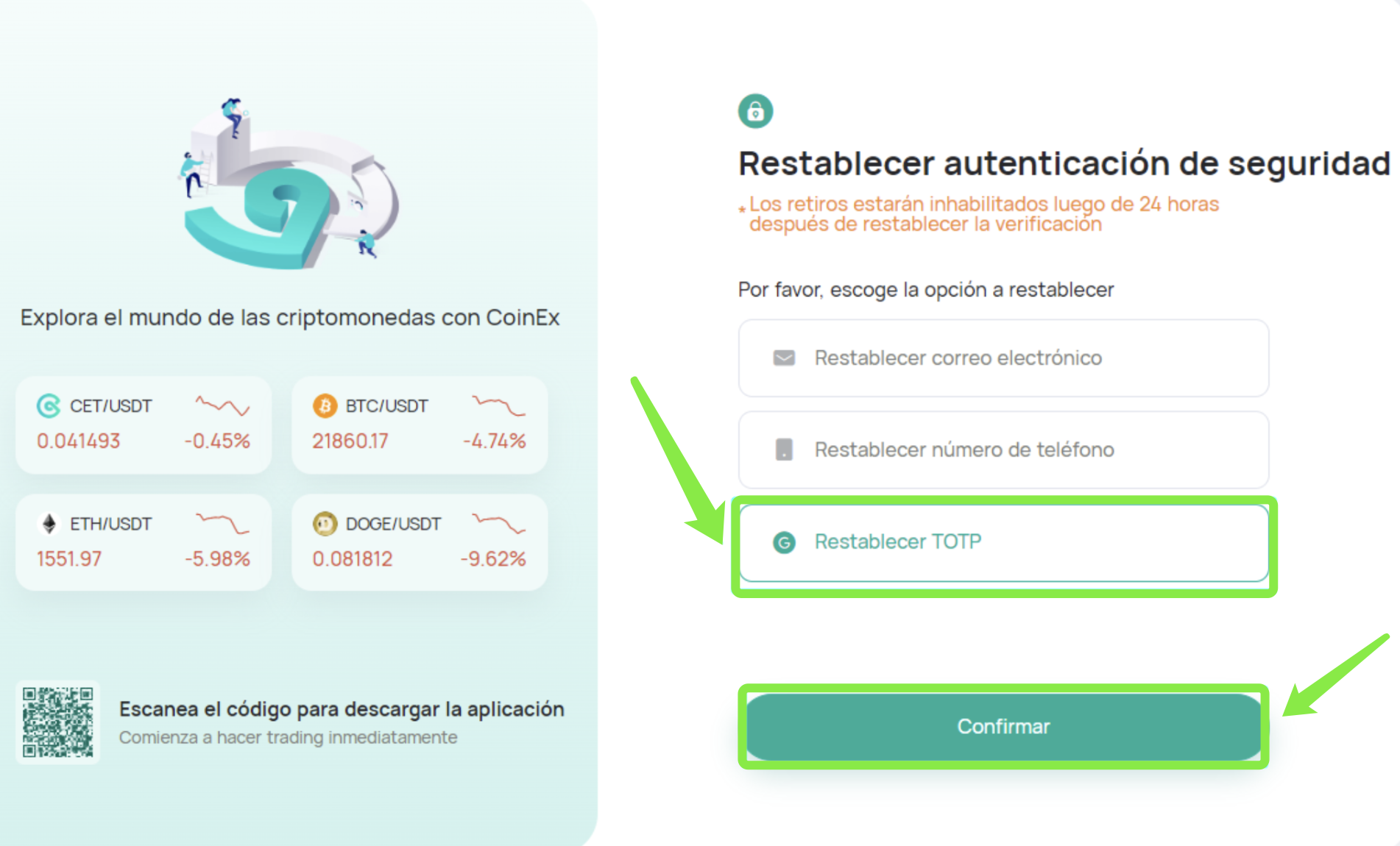 ¿Cómo restablecer/cambiar el Autenticador TOTP? – Centro de Ayuda