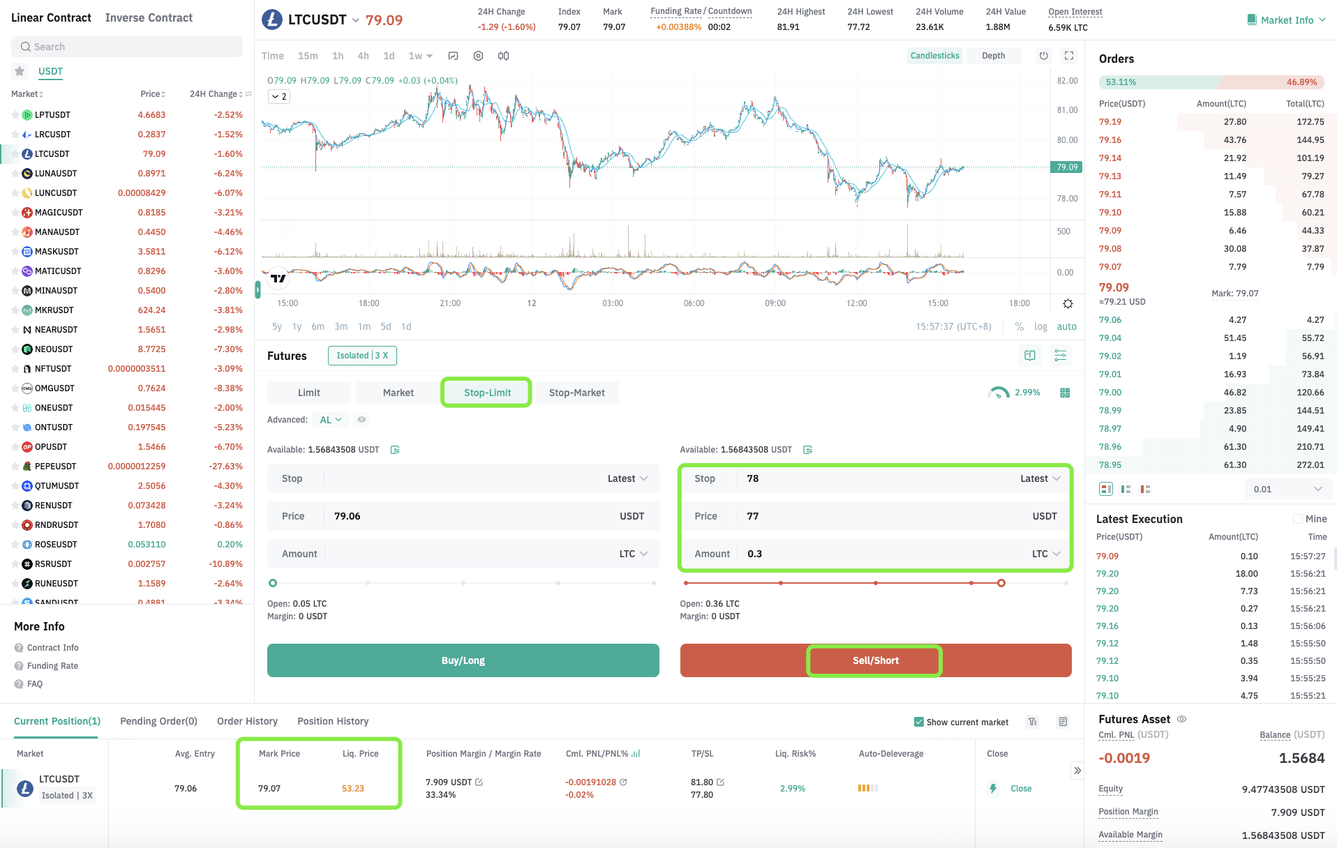 How To Set Different Types Of Futures Orders CoinEx Help Center