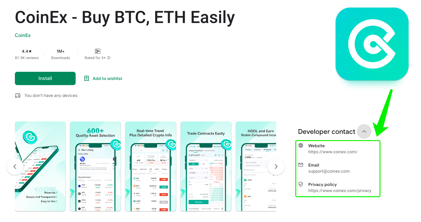Common Fake App Scams – CoinEx Help Center