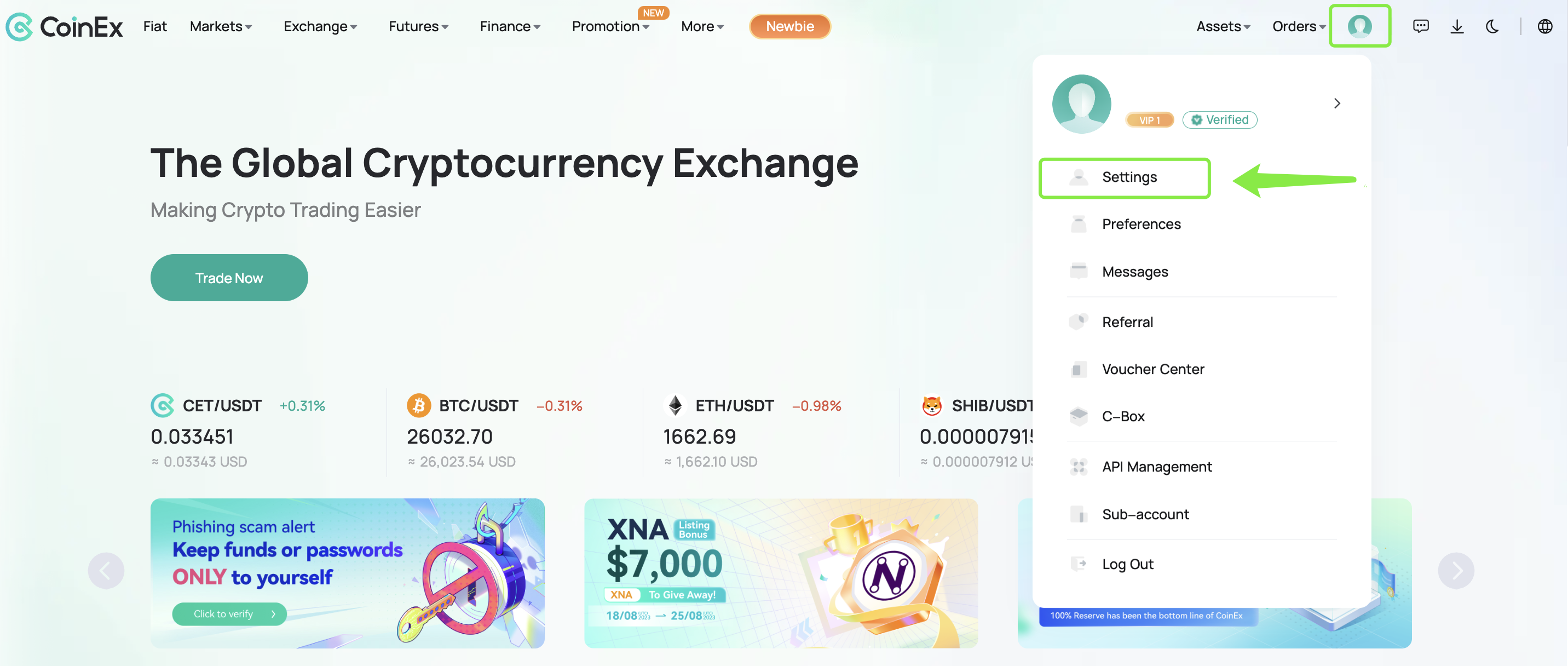 How to Set and Manage Withdrawal Password – CoinEx Help Center