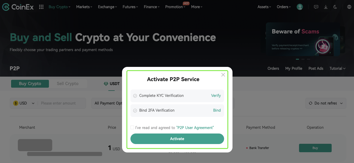 How to Become a P2P Merchant – CoinEx Help Center