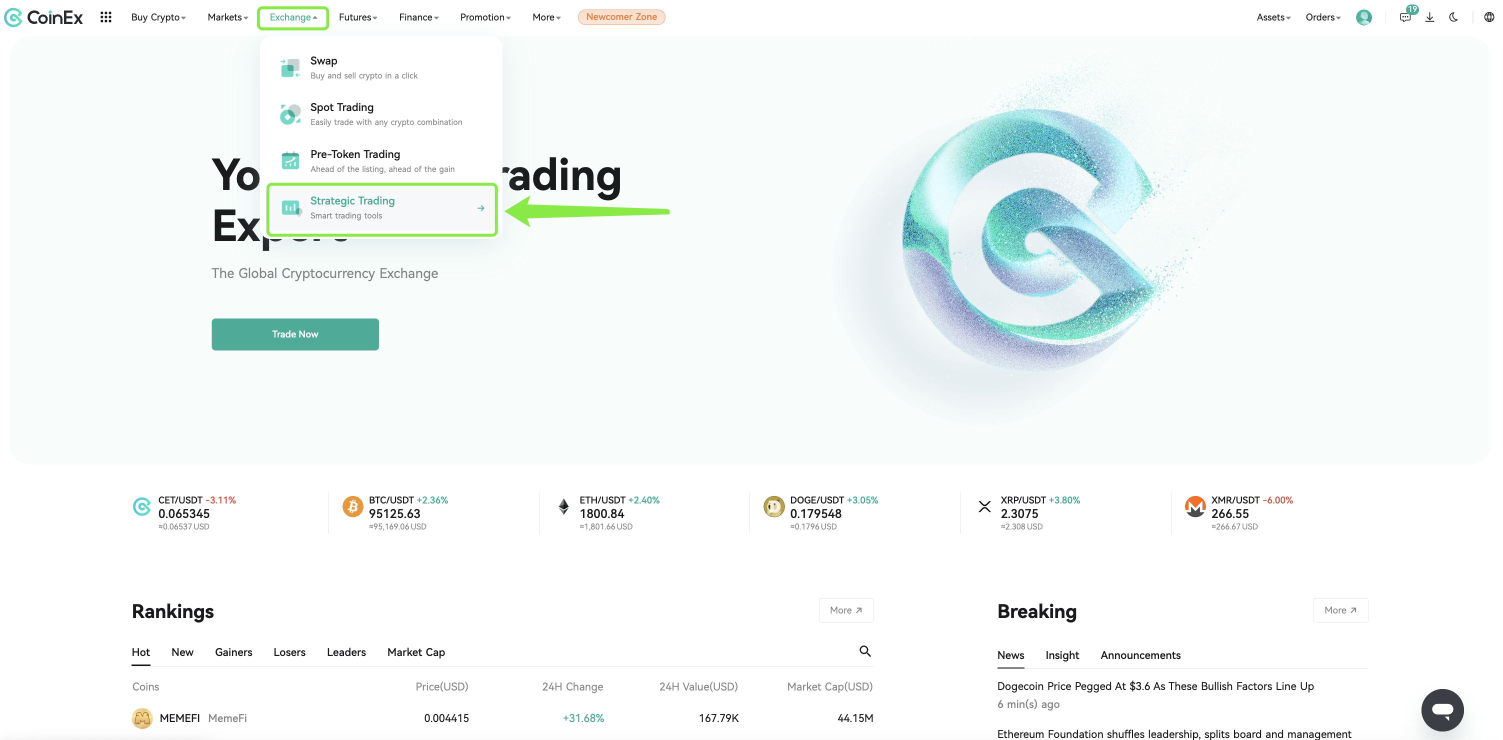 Introduction to Spot Grid – CoinEx Help Center