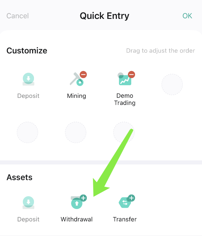 CoinEx Withdrawal Tutorial (App) – CoinEx Help Center