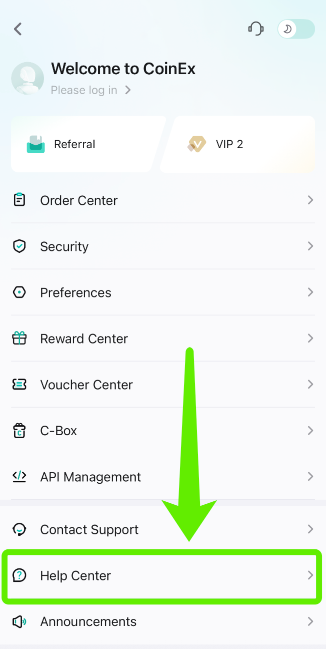 How to Reset Login Password (App) – CoinEx Help Center