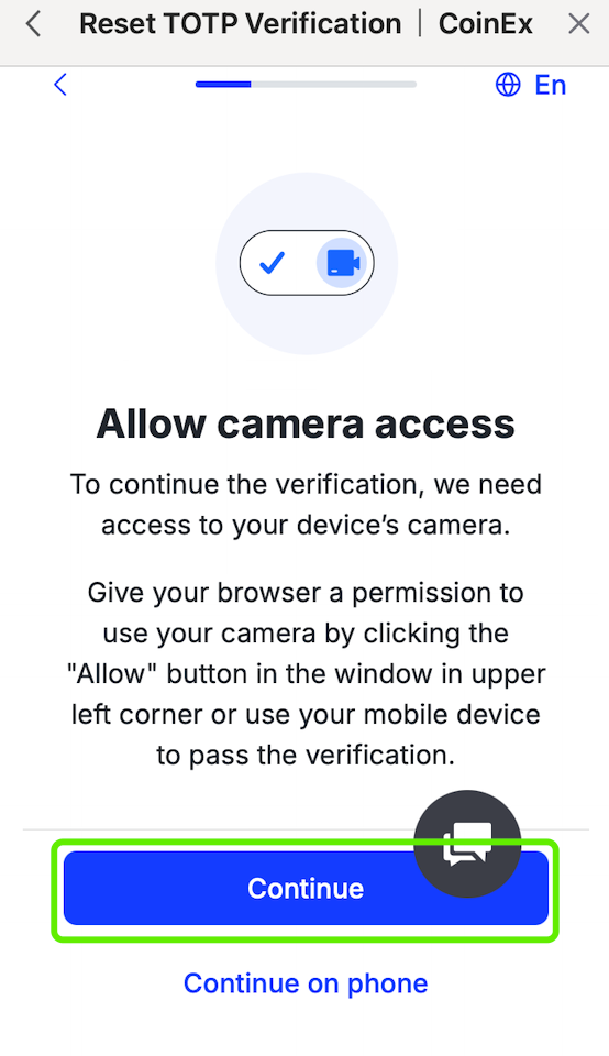 How to Reset / Change TOTP Authenticator (App) – CoinEx Help Center