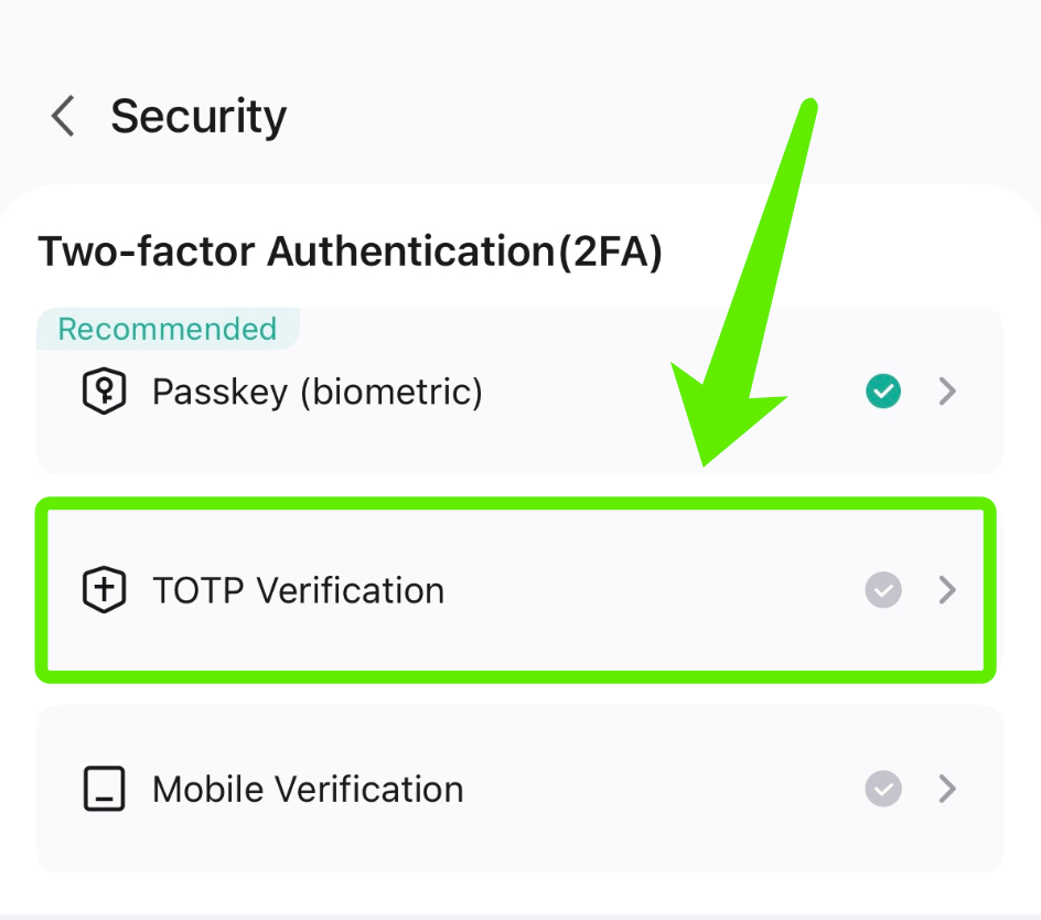 How to Bind TOTP Authenticator (App) – CoinEx Help Center