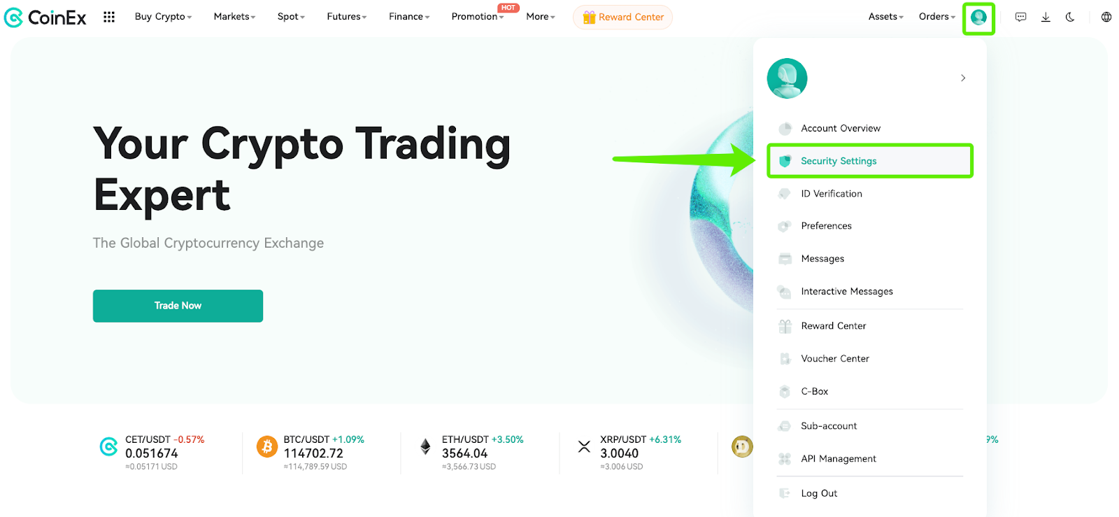How to Bind / Unbind Google Account (Web) – CoinEx Help Center